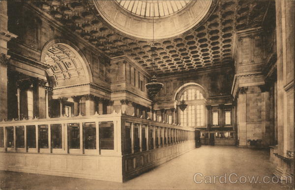 The National City Bank of New York, Banking Screen, Main Floor New York ...