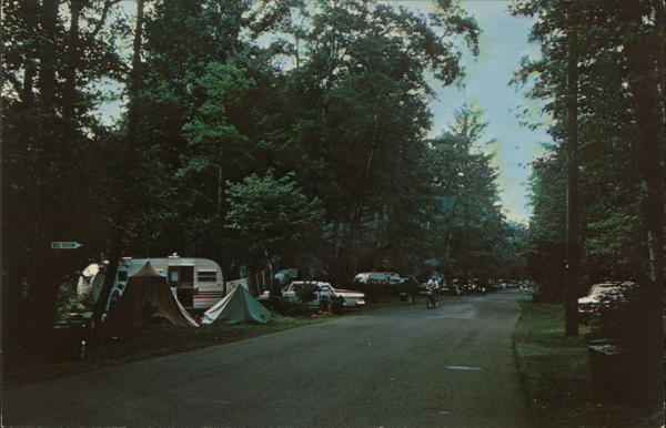 Campground, Fort Stevens State Park Hammond, OR Postcard