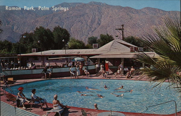 Ramon Park, Palm Springs California Postcard