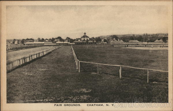 Fair Grounds Chatham, NY Postcard