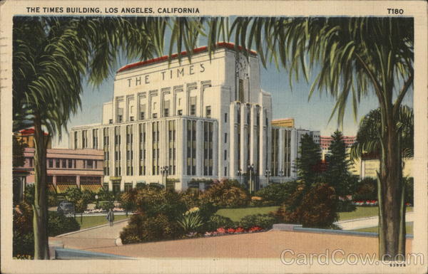 The Times Building Los Angeles, CA Postcard