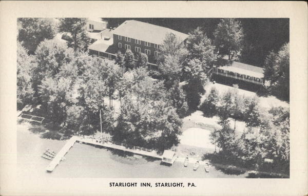 Starlight Inn Pennsylvania Postcard