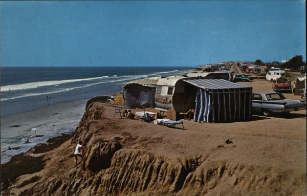 La Costa Beach Camp Ground Encinitas, CA Postcard