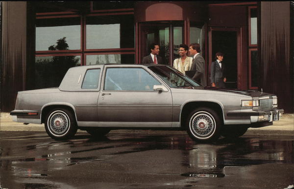 1985 Cadillac Cars Postcard