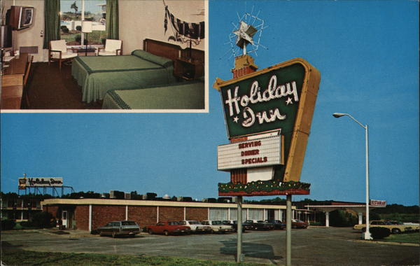 Holiday Inn Smithfield, NC Postcard