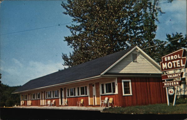 Errol Motel New Hampshire Postcard