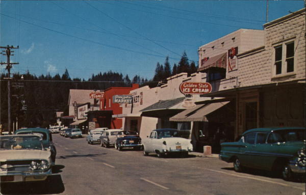 Main Street Occidental, CA Postcard