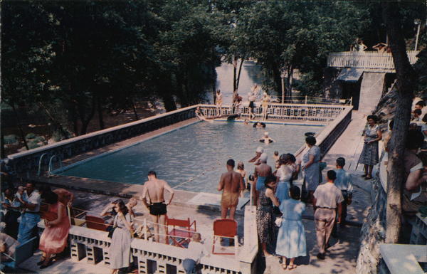 Cave Spring Resort Edinburg, VA Postcard