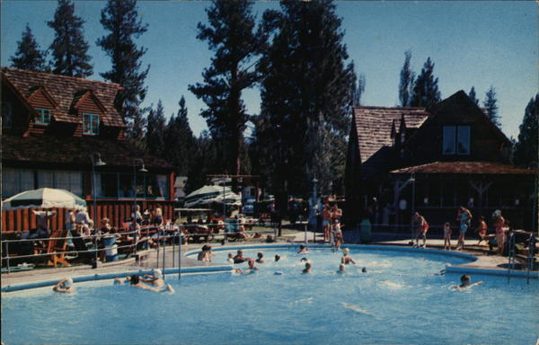 Peter Pan Woodland Club Big Bear City, CA Postcard