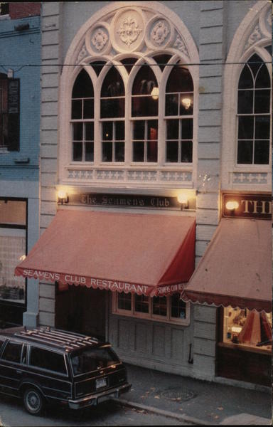 Seaman's Club Restaurant Portland, ME Postcard
