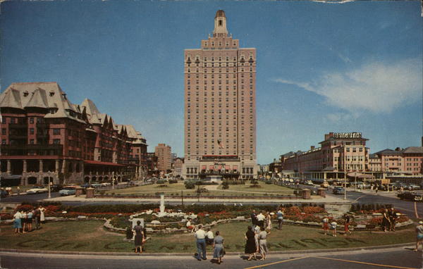 Brighton Park Atlantic City, NJ Postcard