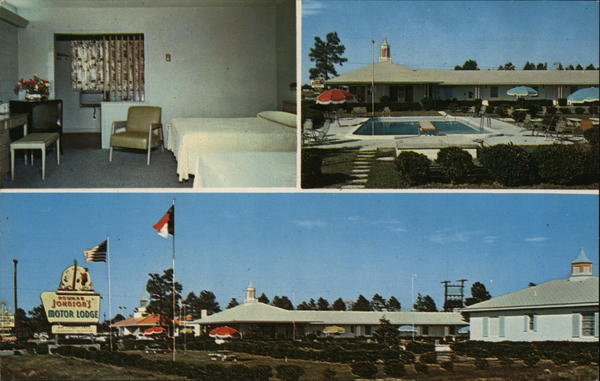 Howard Johnson's Motor Lodge and Restaurant Fayetteville, NC Postcard
