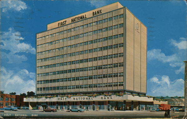 The First National Bank Orlando, FL Postcard