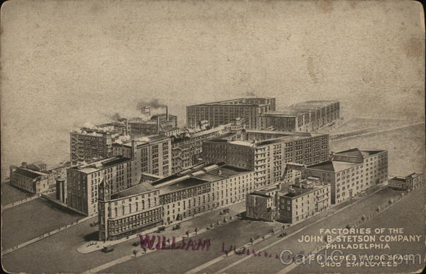 Factories of the John B. Stetson Company Philadelphia, PA Postcard