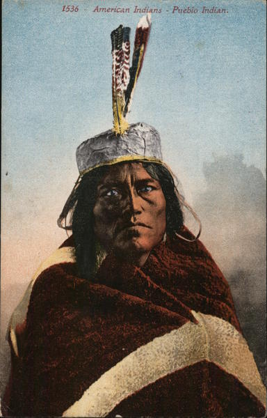 American Indians Native Americana Postcard