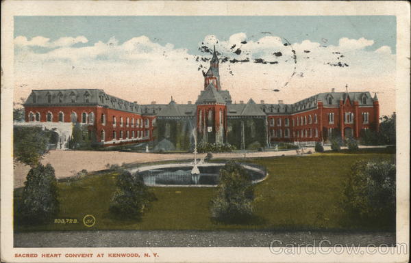 Sacred Heart Convent Kenwood, NY Postcard Sacred Heart Convent Kenwood, NY Postcard