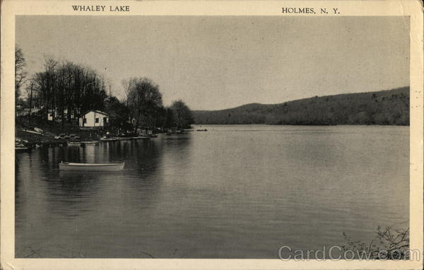 Whaley Lake Holmes, NY Postcard