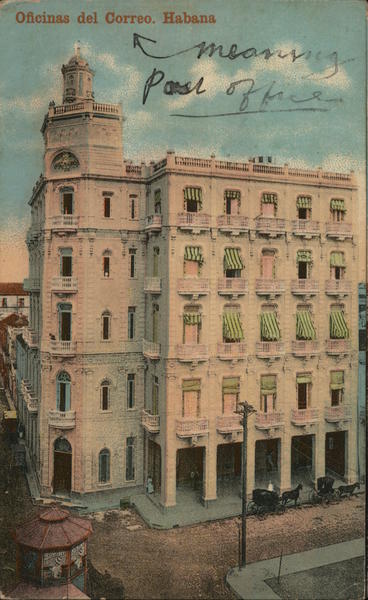 Post Office - Haana Havana, Cuba Postcard