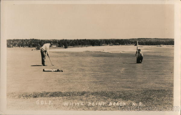 Golf. White Point Beach N.S. Hunts Point, NS Canada Nova Scotia Postcard