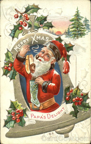 Santa Smoking Pipe - Papa's Delight Santa Claus