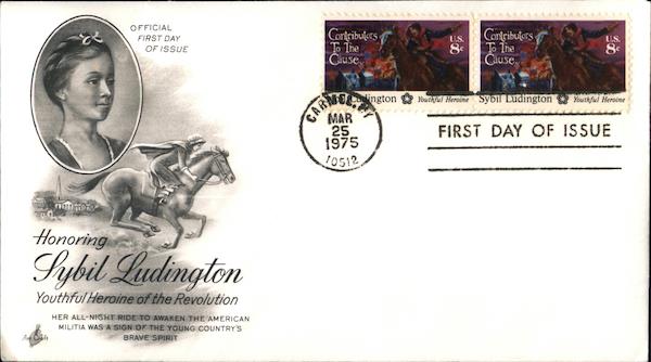 Honoring Sybil Ludington - Youthful Heroine of the Revolution Block of ...