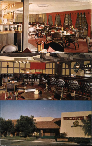 Winchester Inn Long Beach, CA Postcard
