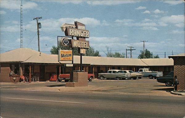 Ranger Motel Stratford, TX Postcard