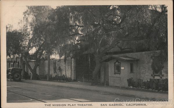 The Mission Play Theatre San Gabriel, CA Postcard