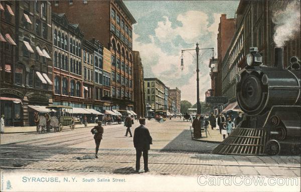 South Salina Street Syracuse, NY Postcard