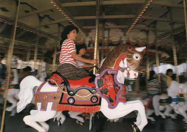 Cinderella's Golden Carrousel, Disneyland Tokyo, Japan Postcard