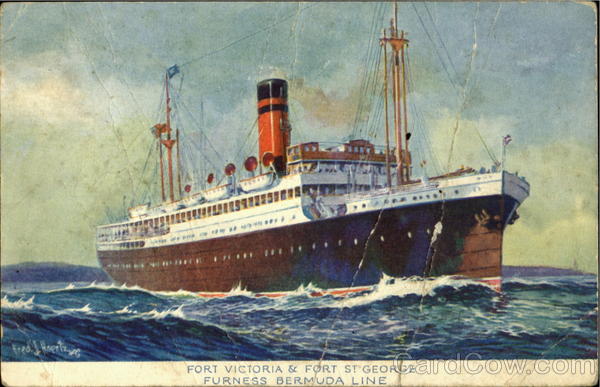 Bermuda Line Fort Victoria & Fort St. George Boats, Ships