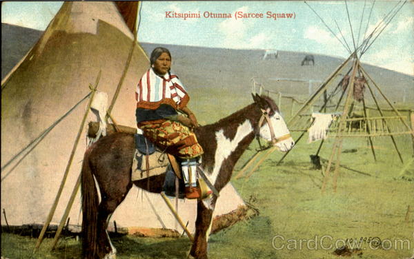 Kitsipimi Otunna Sarcee Squaw Native Americana