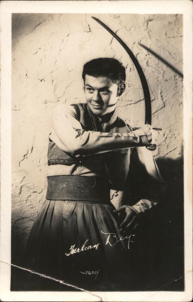 Turhan Bey Actors Postcard