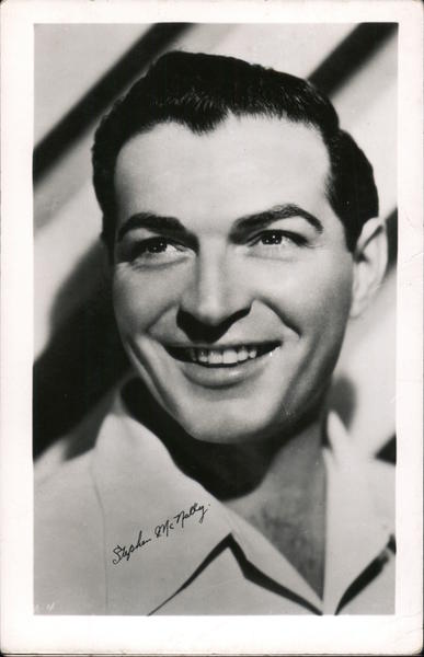 Stephen McNally, Actor Actors Postcard