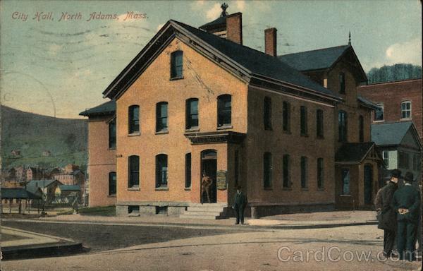 City Hall North Adams, MA Postcard
