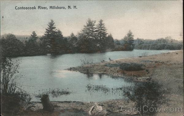Contoocook River Hillsboro, NH Postcard