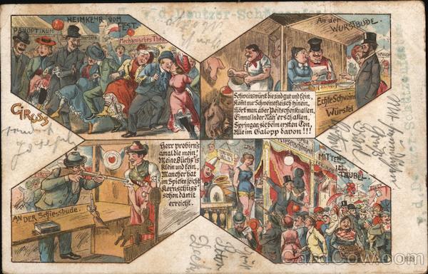 Gruss Germany Postcard