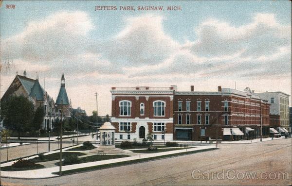 Jeffers Park Saginaw, MI Postcard