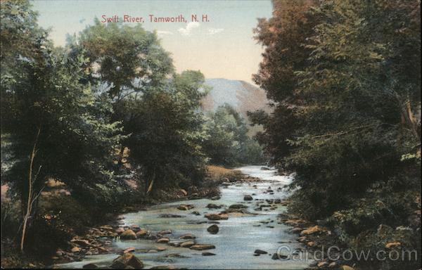 Swift River Tamworth, NH Postcard