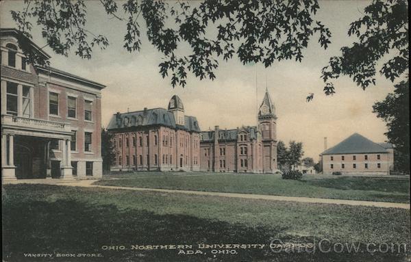 Ohio Northern University Campus Ada, OH Postcard