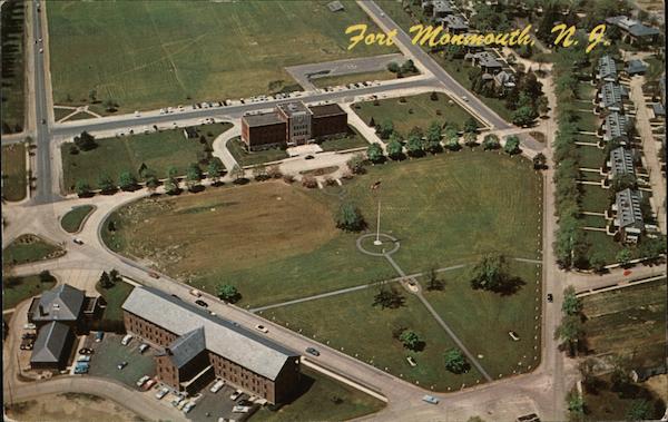 Aerial View of Myer Park, the Main Parade Ground, and Russel Hall Post ...
