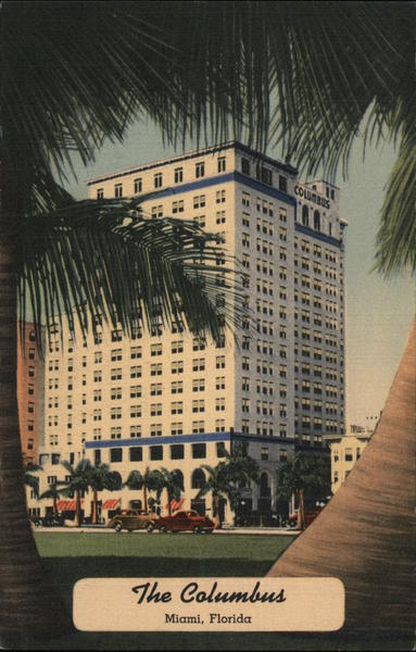 The Columbus Miami, FL Postcard