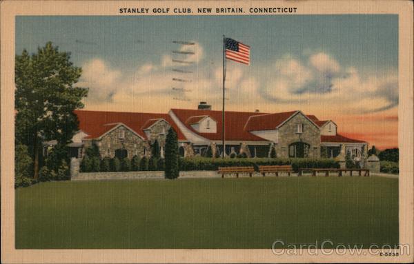 Stanley Golf Club New Britain, CT Postcard