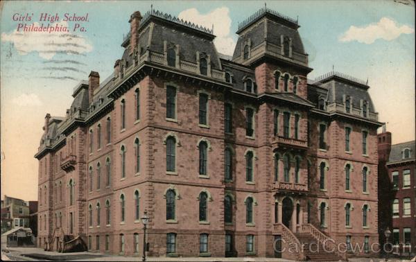 Girls' High School Philadelphia, PA Postcard