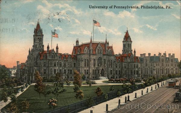 University of Pennsylvania Philadelphia, PA Postcard