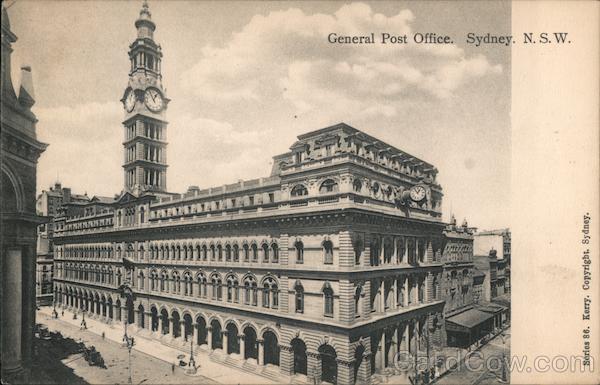General Post Office, Sydney Australia Postcard