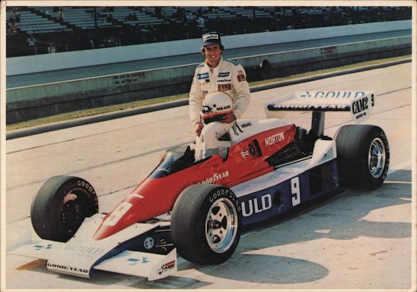 Rick Mears Auto Racing Postcard