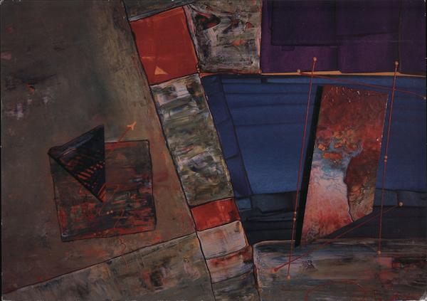 Rick Ott, Artist, Works Deland, FL Postcard