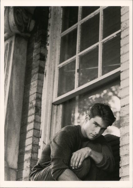 Tom Cruise, Dallas, 1988 by Herb Ritts Photographic Art Postcard