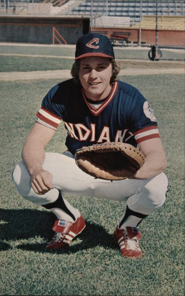 Ron Pruitt, Cleveland Indians Baseball Postcard